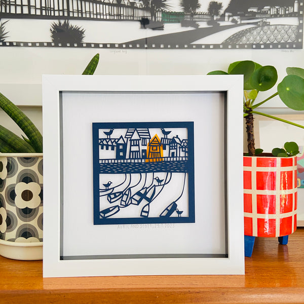 Low Tide Limited Edition Paper Cut – www.carolinerees.co.uk