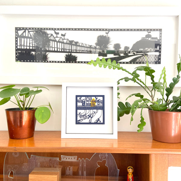 Low Tide Limited Edition Paper Cut – www.carolinerees.co.uk